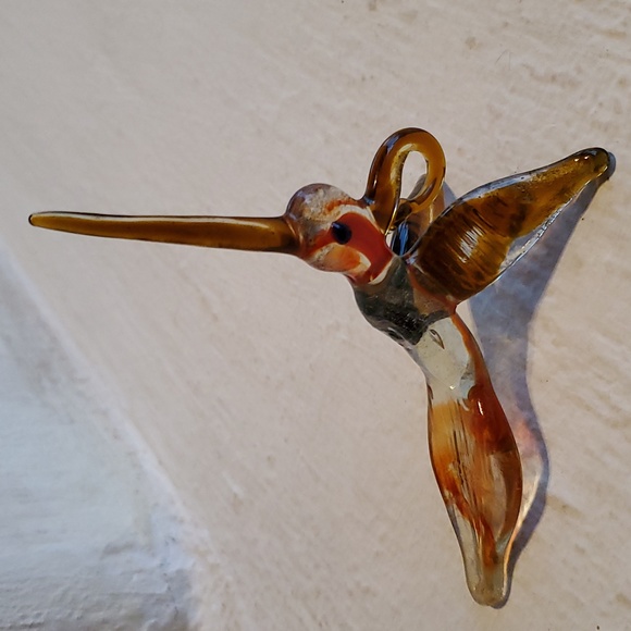 Murano | Art | Murano Italy Large Blown Glass Hummingbird | Poshmark